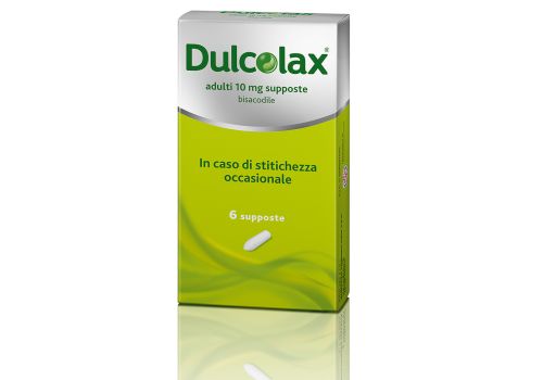 Dulcolax 10mg lassativo adulti 6 supposte