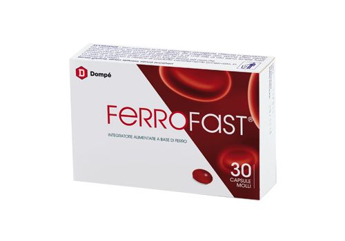 Ferrofast integratore di ferro 30 capsule molli