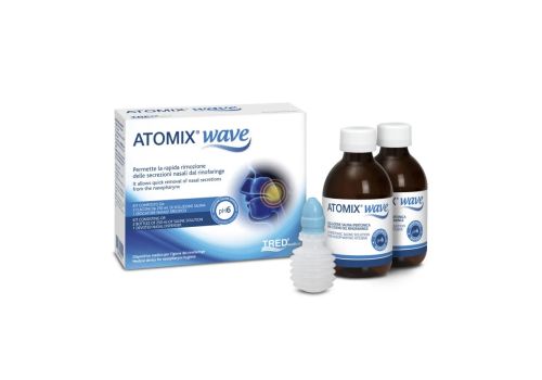 Atomix wave igienizzante per igiene rinofaringea 4 flaconi