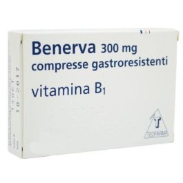 Benerva vitamina B1 300mg 20 compresse gastroresistenti