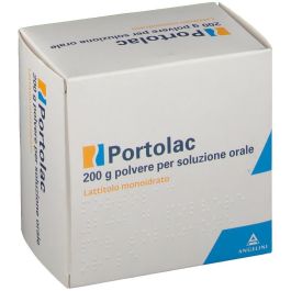 Portolac polvere per soluzione orale lattitolo monoidrato 200 grammi