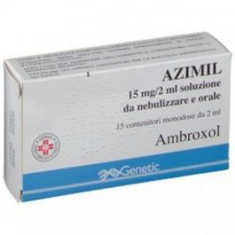 Azimil 15mg/2ml mucolitico soluzione da nebulizzare e orale 15 fiale 2ml