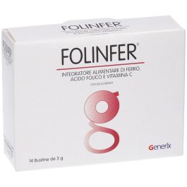 Folinfer Diet integratore di ferro e acido folico 14 bustine
