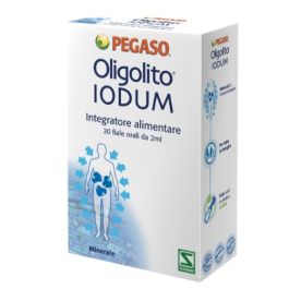 Oligolito Iodum integratore per il benessere della tiroide 20 fiale 2ml
