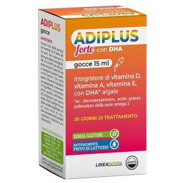 Adiplus Forte integratore di vitamine e Omega 3 gocce 15ml