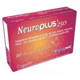 Neuroplus 250 integratore per il sistema nervoso 20 compresse masticabili