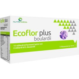 Ecoflor plus boulardii integratore di fermenti lattici 10 flaconcini da 10ml