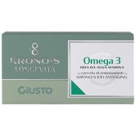 Giusto Kronos Longevità Omega 3 da alga marina con un mix di antiossidanti 10 bustine