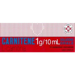CARNITENE LEVOCARNITINA 1 GRAMMO 10 FLACONI ORALI